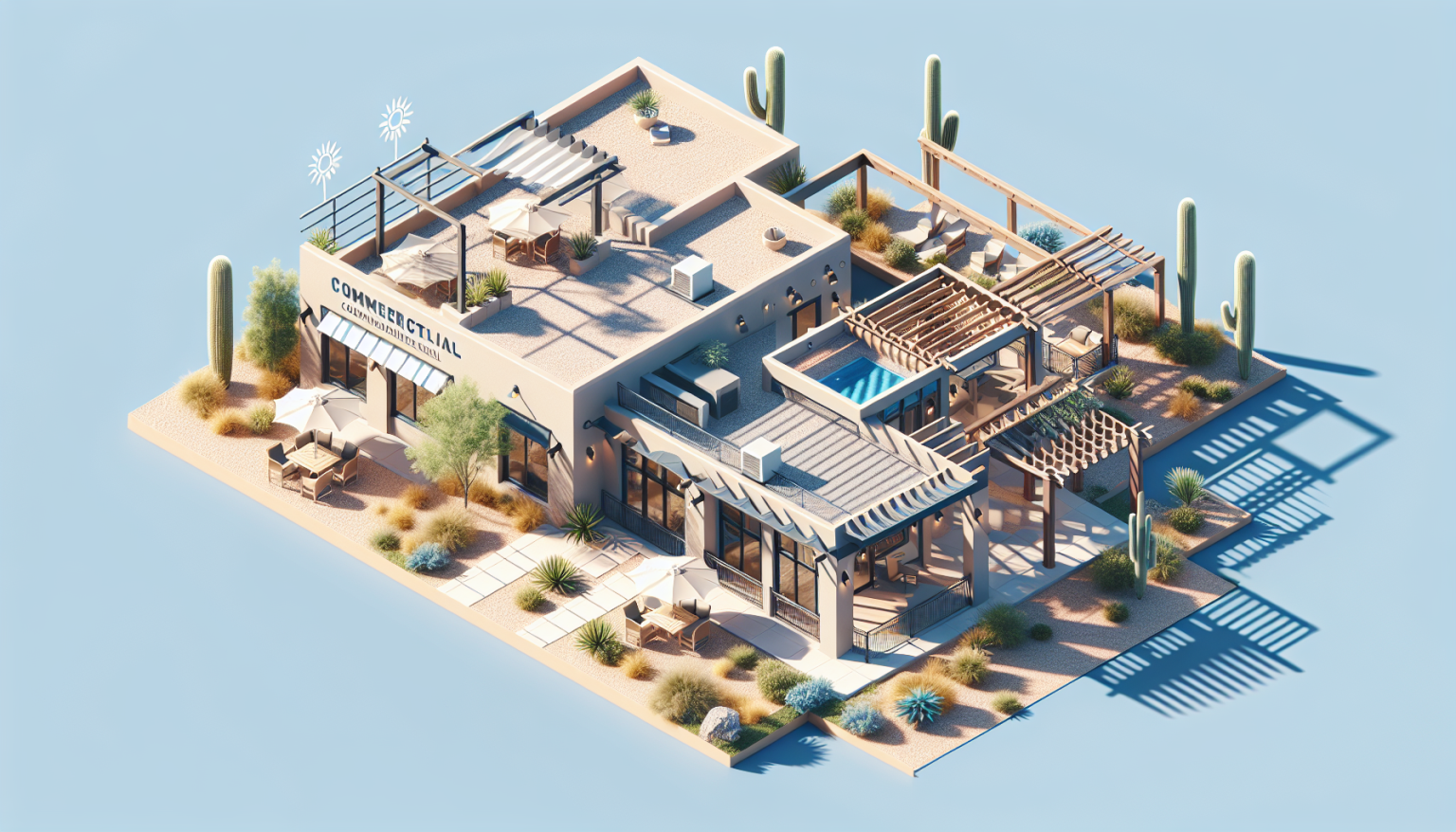 Top Benefits of Installing Shade Structures in Commercial Spaces - Arizona Shade Sails